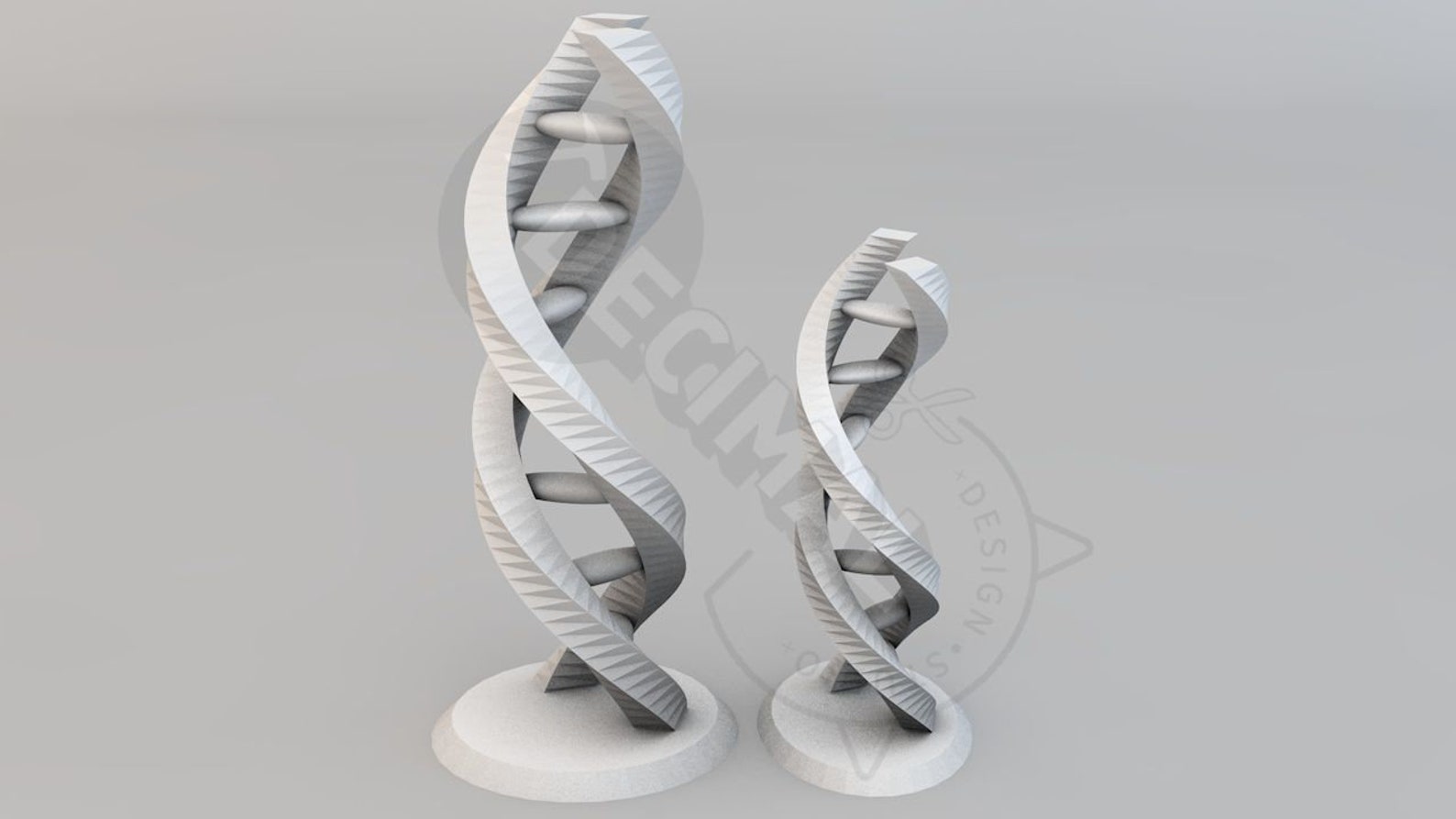 DNA 3D Model | DNA Statue STL 3D Print Model | Medical 3D Model | Free ...