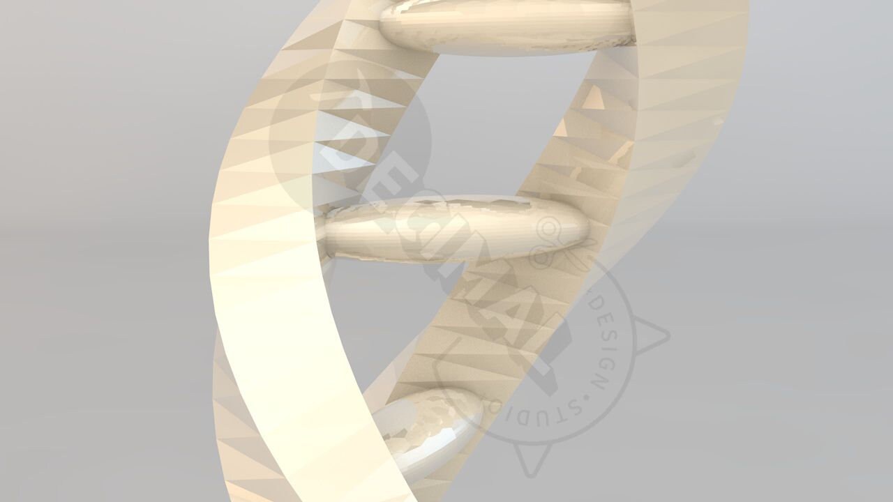 3D DNA Model Statue: Medical STL Print (digital Download) - Etsy