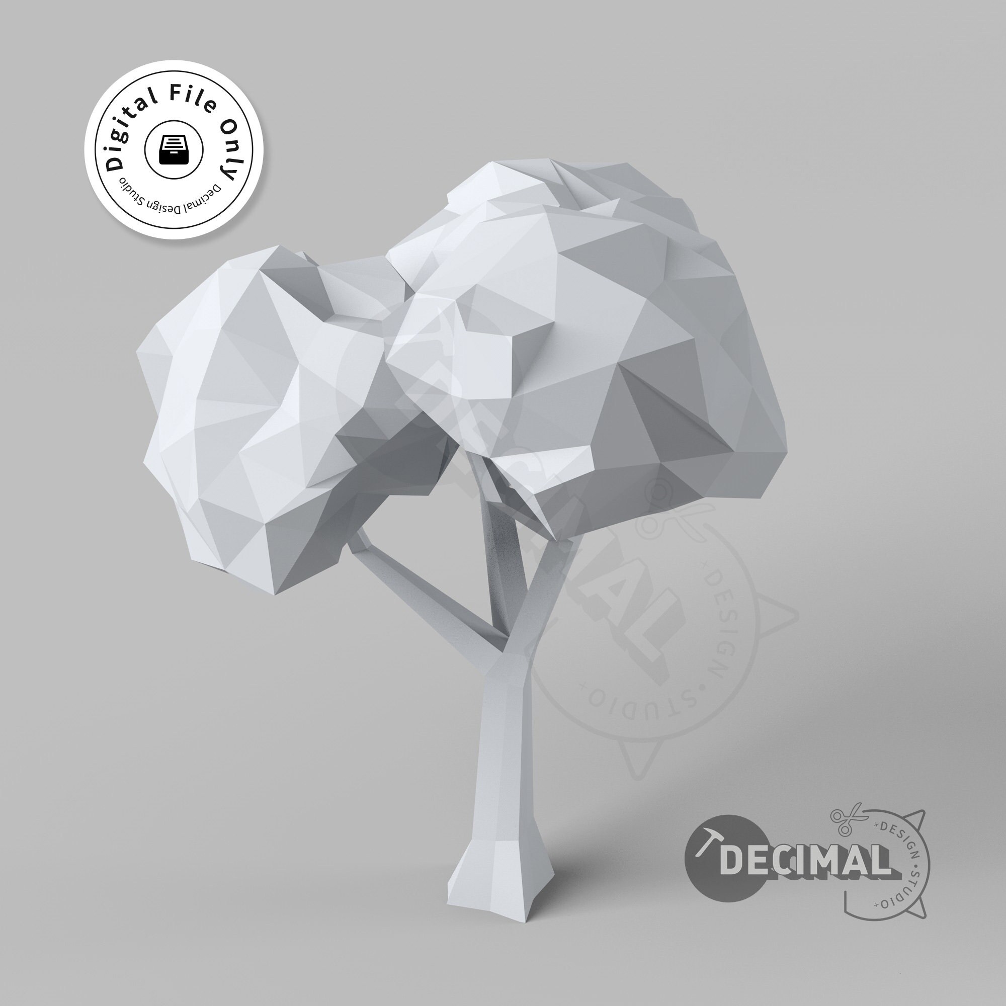 Low Poly Tree | Low Poly Tree STL | Low Poly Tree 3D Model | Low Poly ...