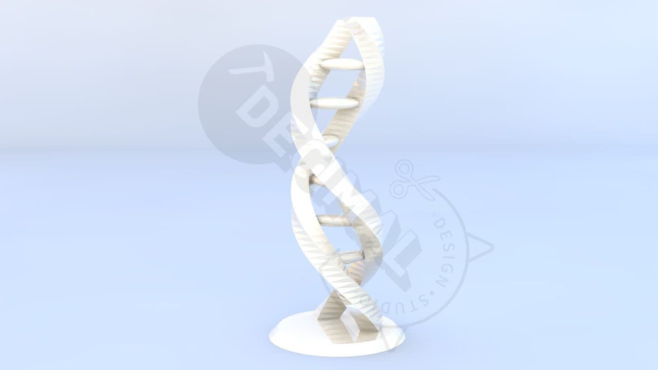 DNA 3D Model | DNA Statue STL 3D Print Model | Medical 3D Model | Free ...