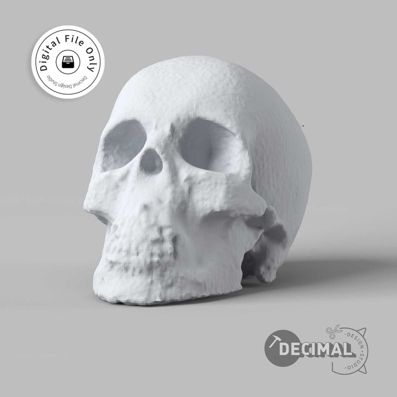 Skull 3D Model | Skull Statue STL 3D Print Model | Skull Model ...