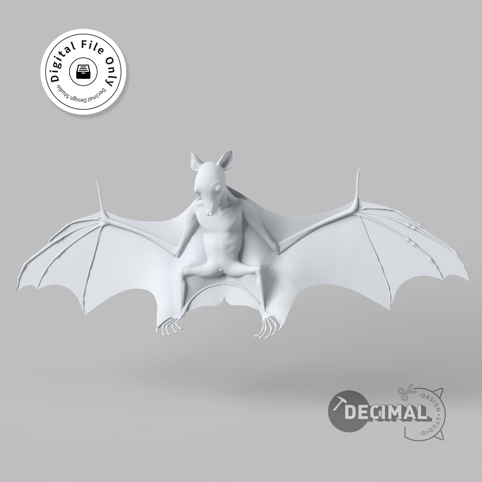 Bat 3D Model | Halloween Bat 3D Model | Halloween 3D Model | Bat 3D ...