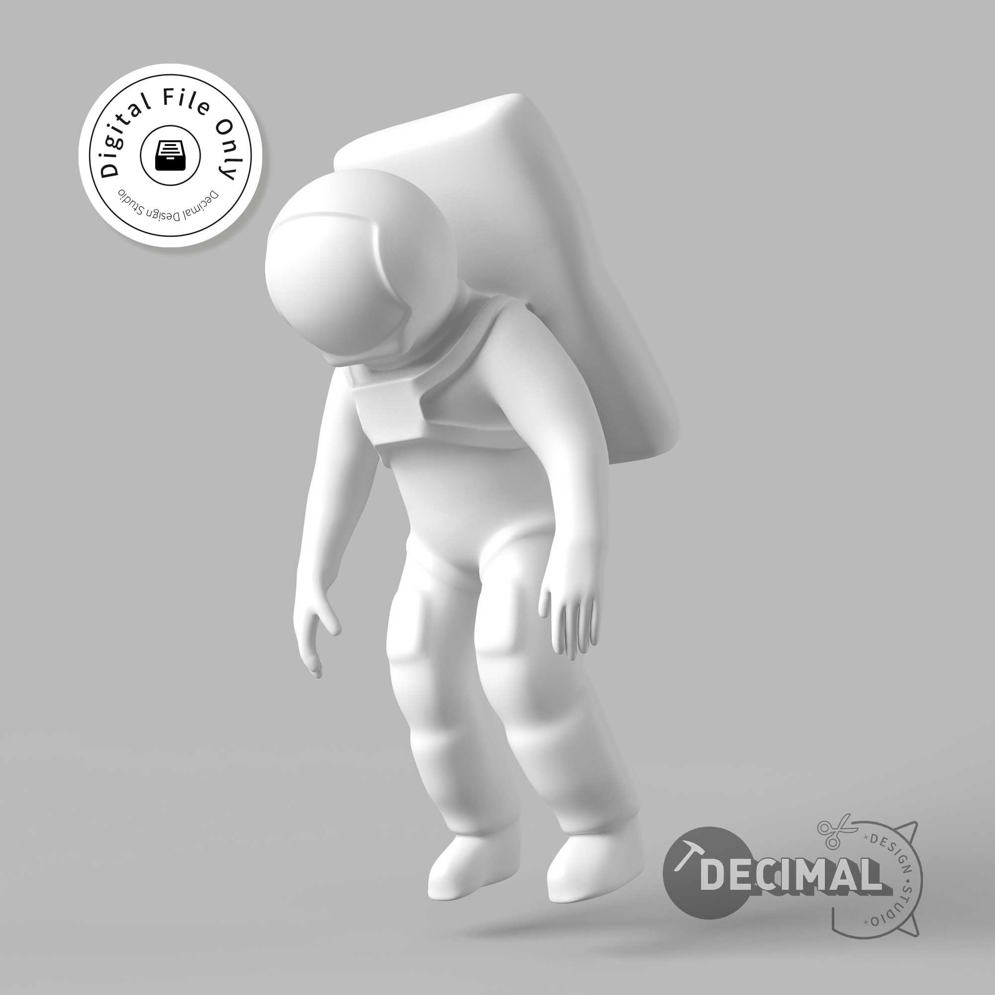 Astronaut Astronaut 3D Model Astronaut STL 3D Print Model Astronaut 3D ...