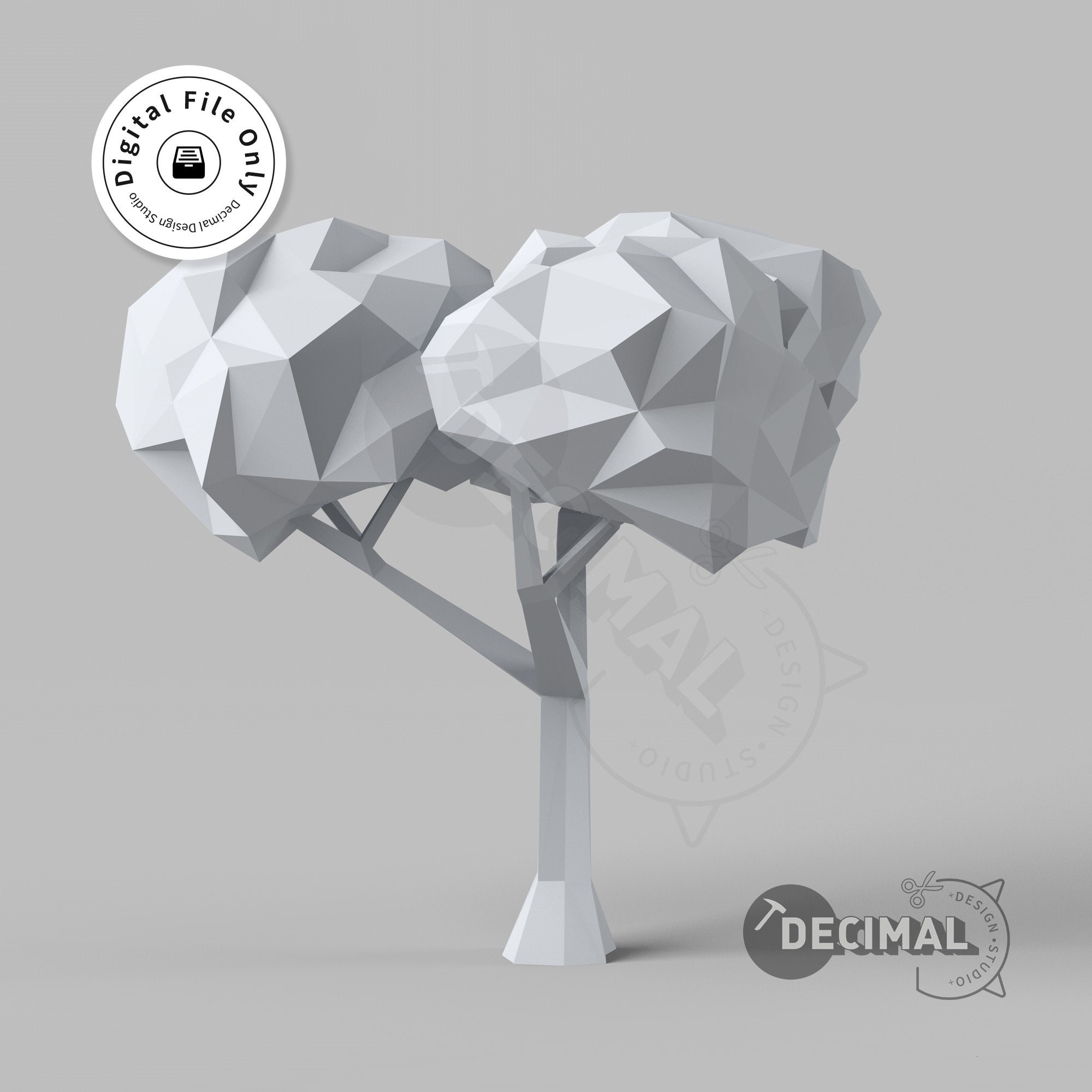 Low Poly Tree | Low Poly Tree STL | Low Poly Tree 3D Model | Low Poly ...