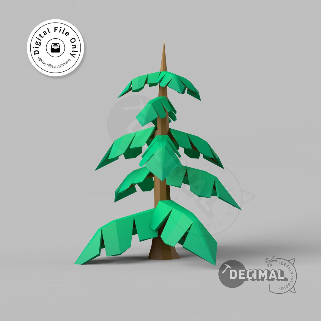Low Poly Tree | Low Poly Tree STL | Low Poly Tree 3D Model | Low Poly ...
