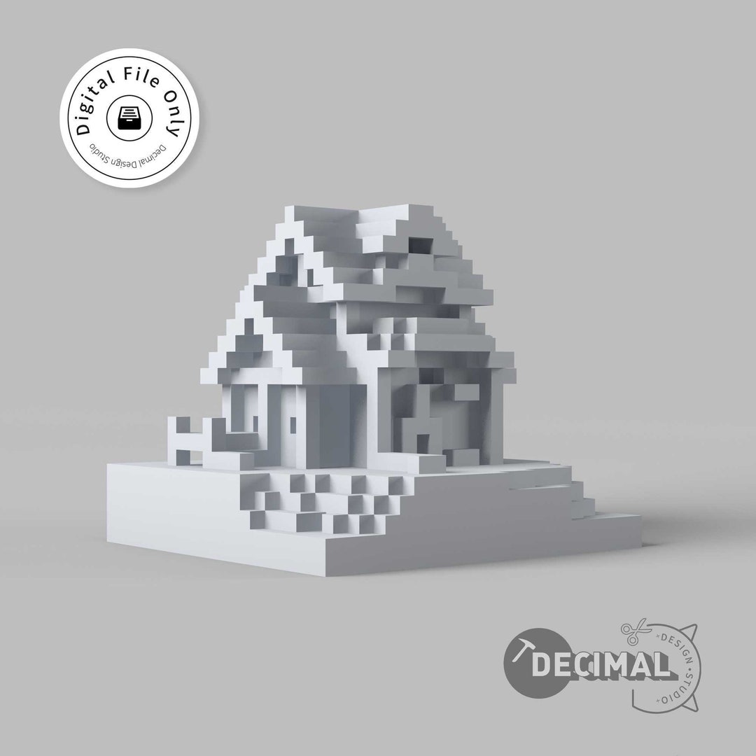 Minecraft Pixel House | Minecraft House | Minecraft Model | Minecraft ...