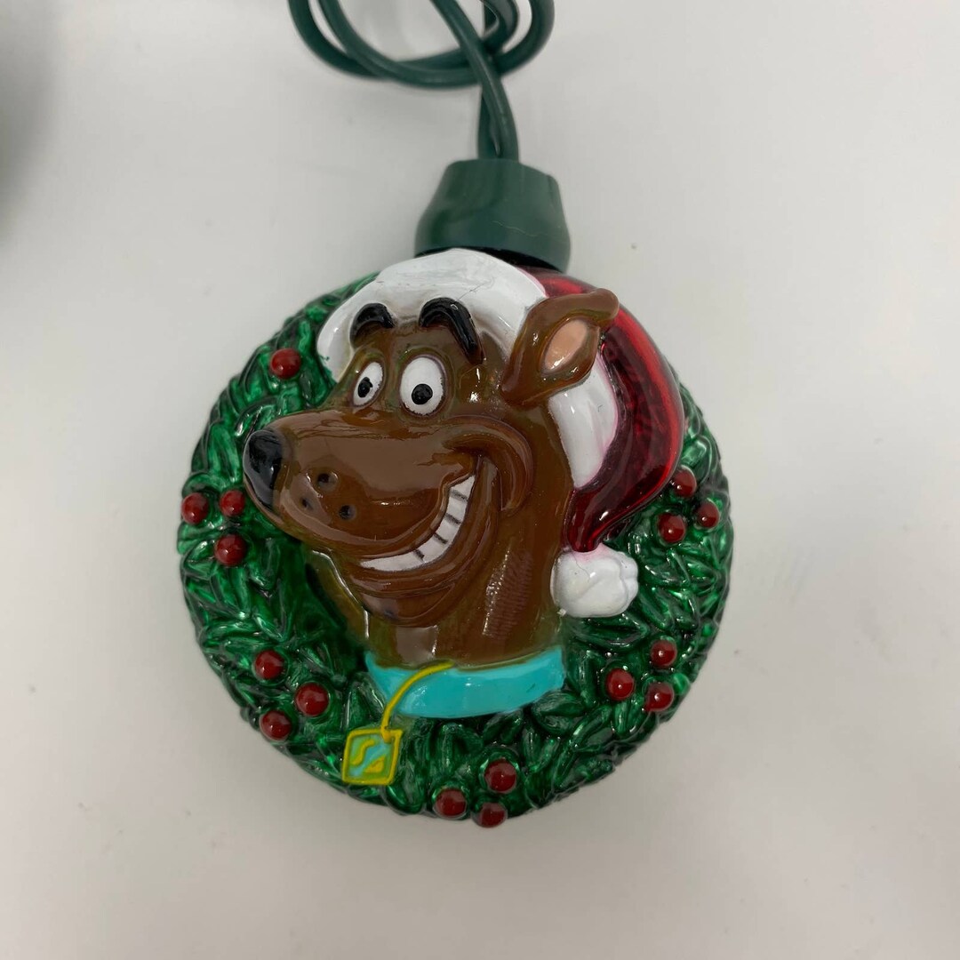 Scooby Doo Holiday Christmas String Lights Vintage Hanna Barbera - Etsy
