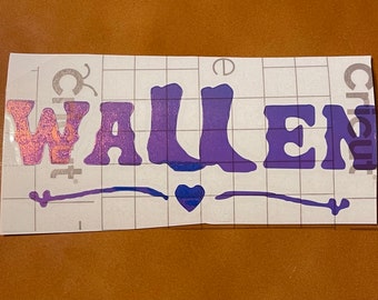 Morgan Wallen Decal and Stickers - Etsy