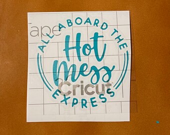 Hot Mess Express Vinyl Decal - Etsy