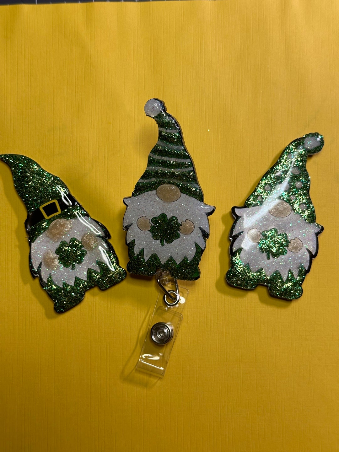 March Gnome Badge Reel - Etsy