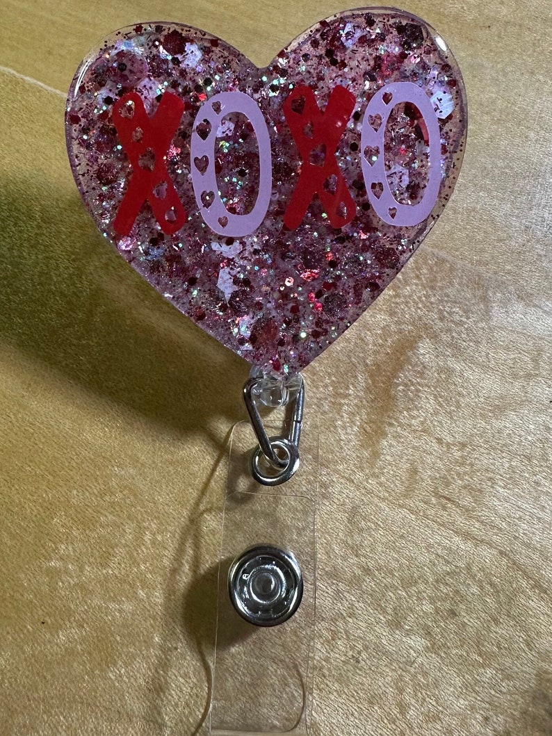 Xoxo Valentines Badge Reel - Etsy