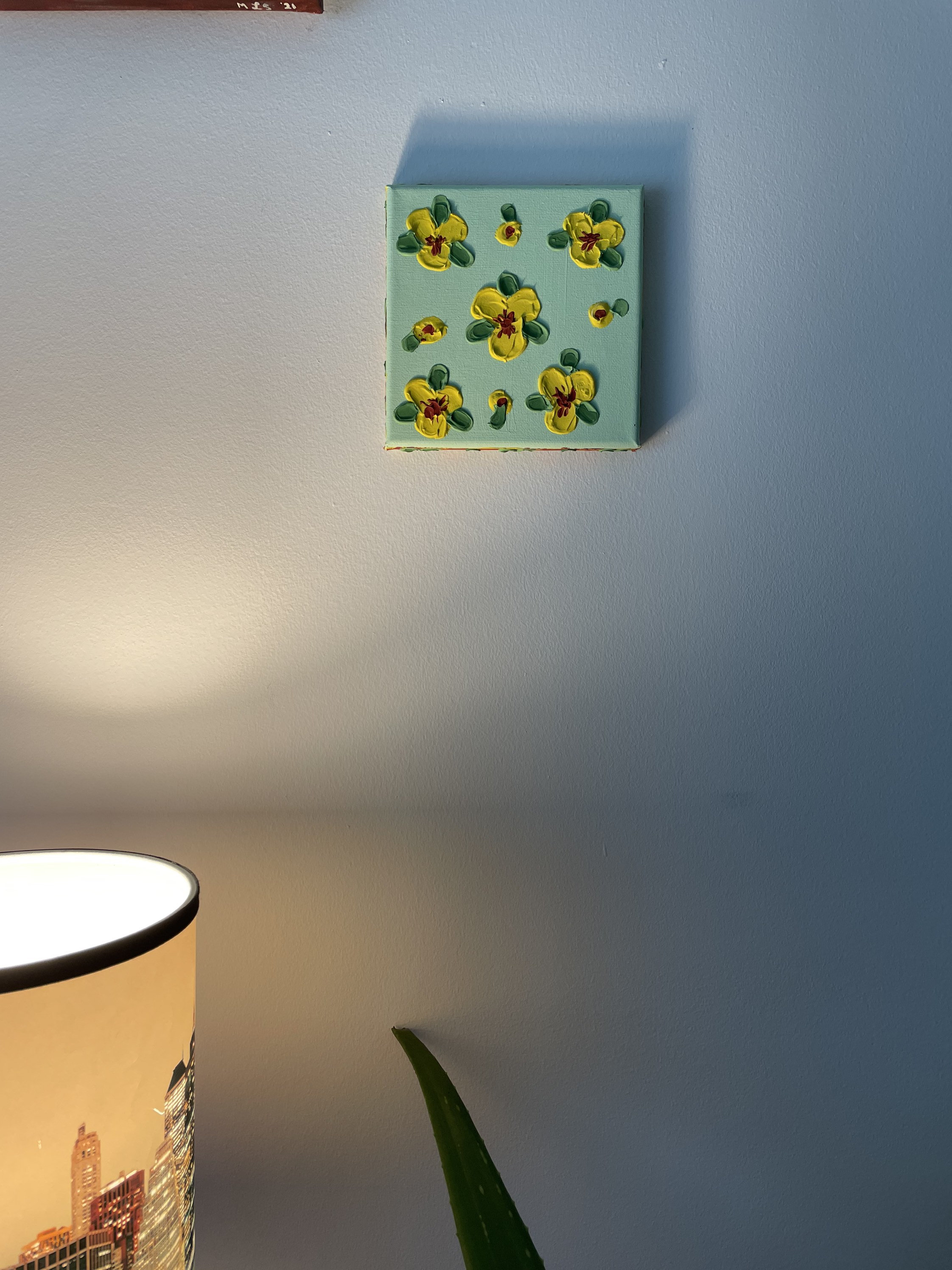 3D Modeling Paste Floral Pansy Canvas Art - Etsy