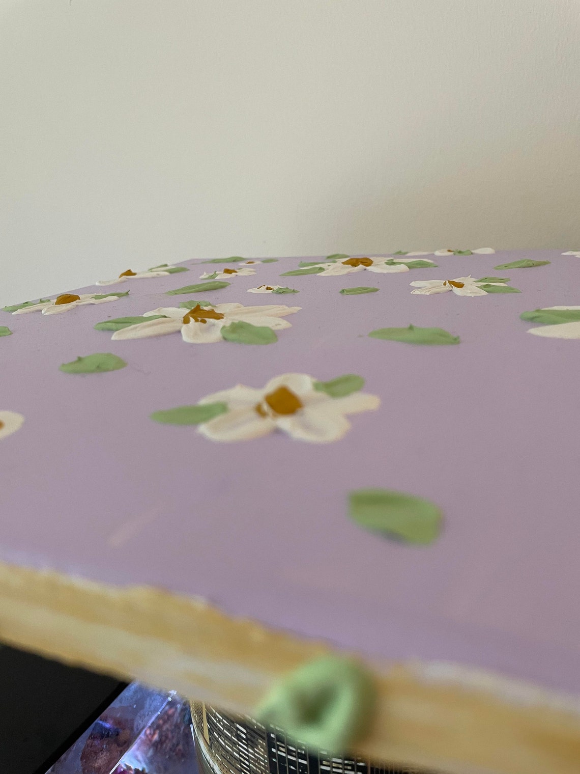 3D Modeling Paste Floral Daisies Canvas Art - Etsy
