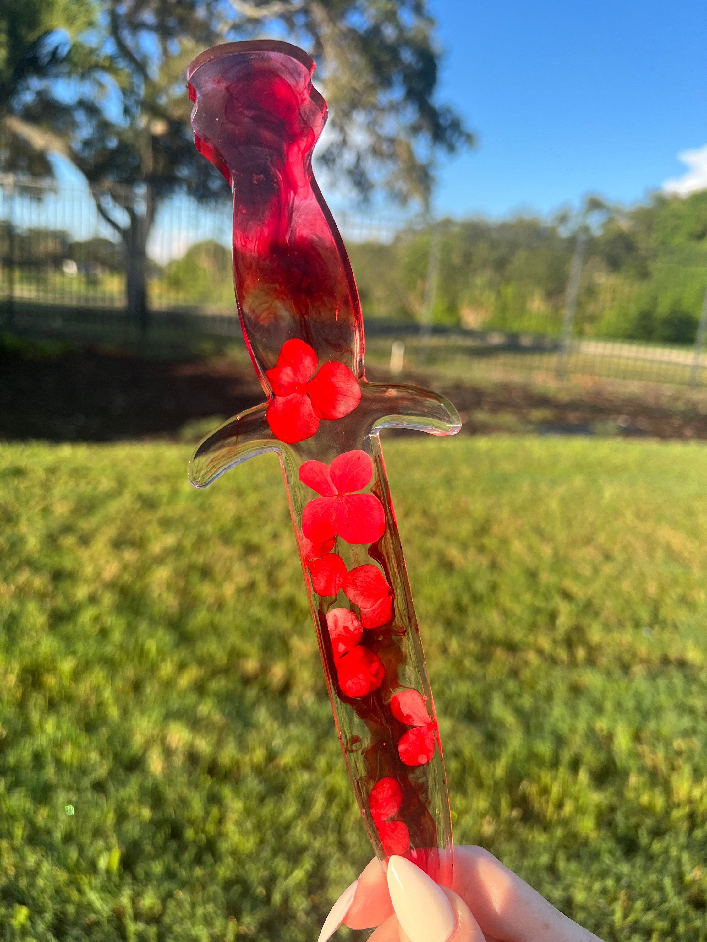 Halloween Dagger, Resin Dagger, Witch Dagger , Resin Gift - Etsy