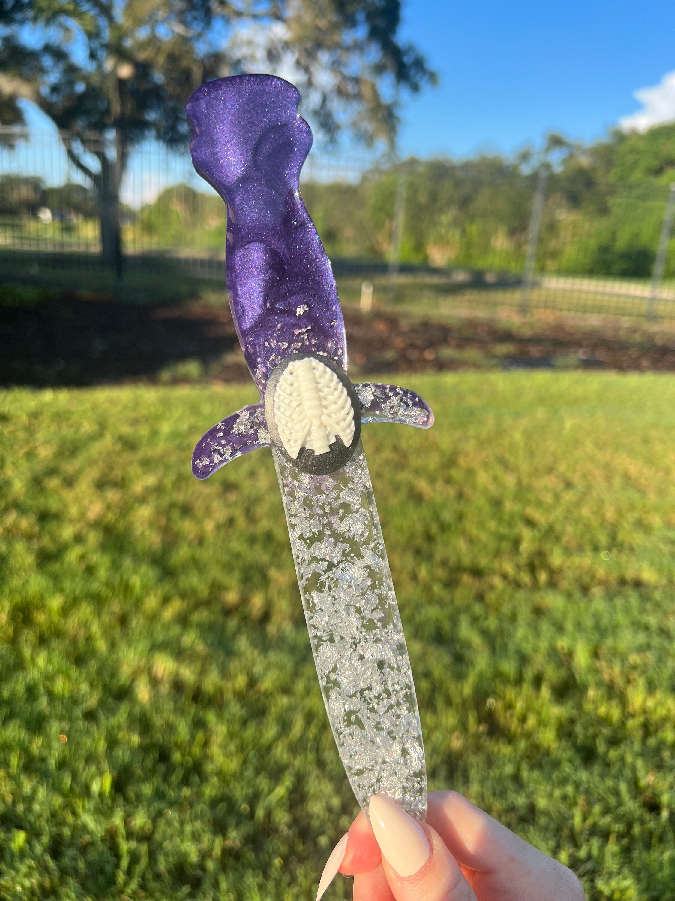 Halloween Dagger, Resin Dagger, Witch Dagger , Resin Gift - Etsy