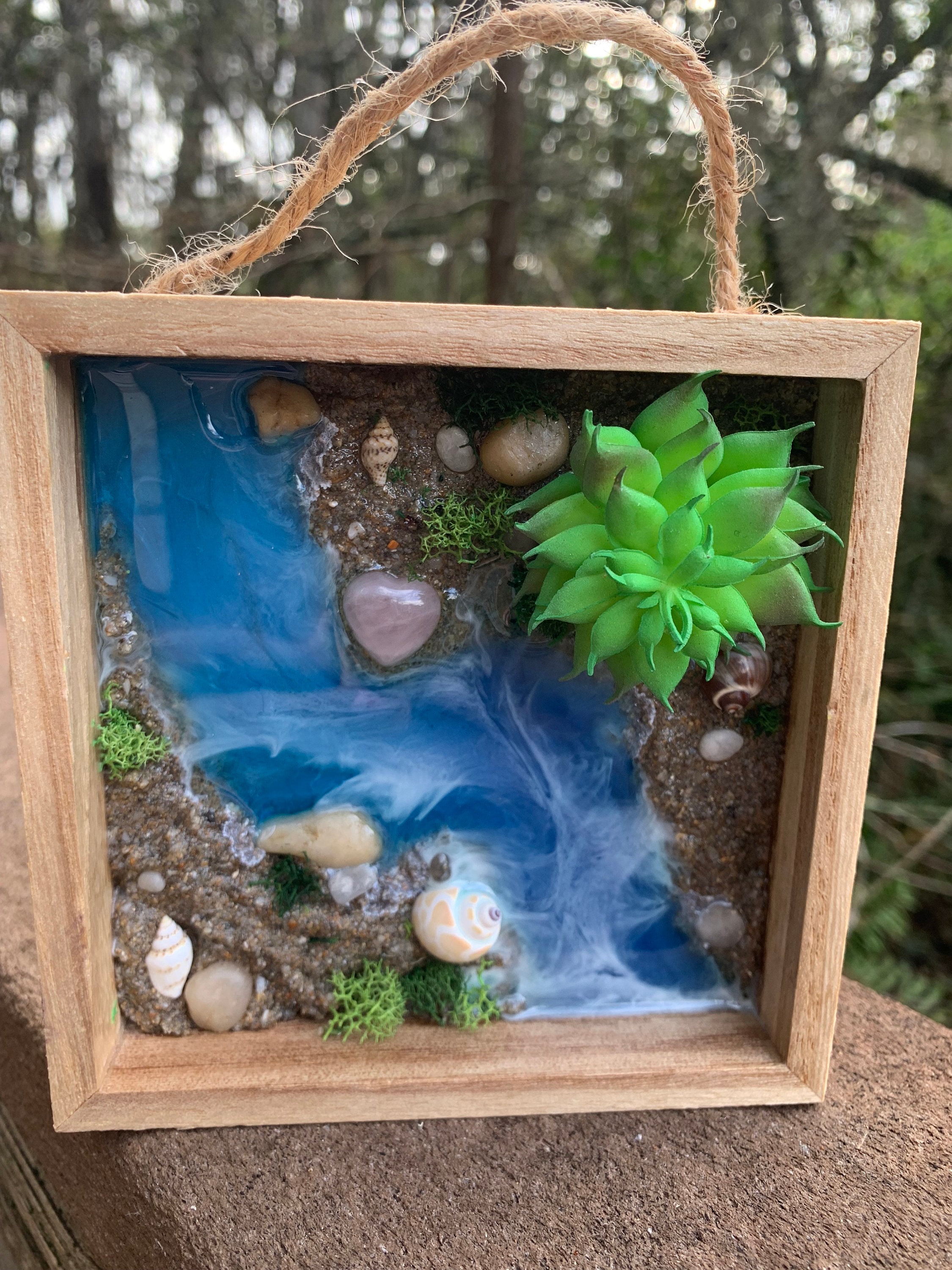 River Resin Art Wave Resin Art Spiritual Resin - Etsy