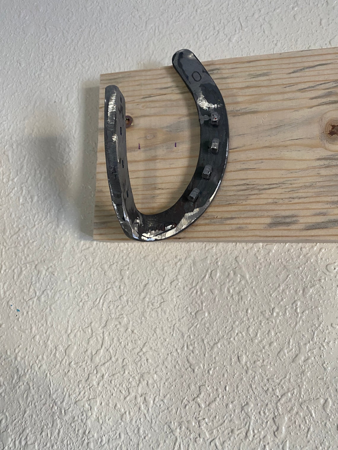 Horseshoe Coat and Hat Rack - Etsy