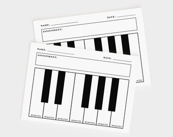 Printable Piano Practice Tracker - Etsy