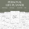 Printable Personal Life Planner Bundle, Calendars, Goal Trackers ...