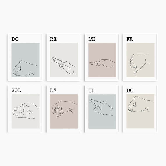 Solfege Hand Signs Worksheet