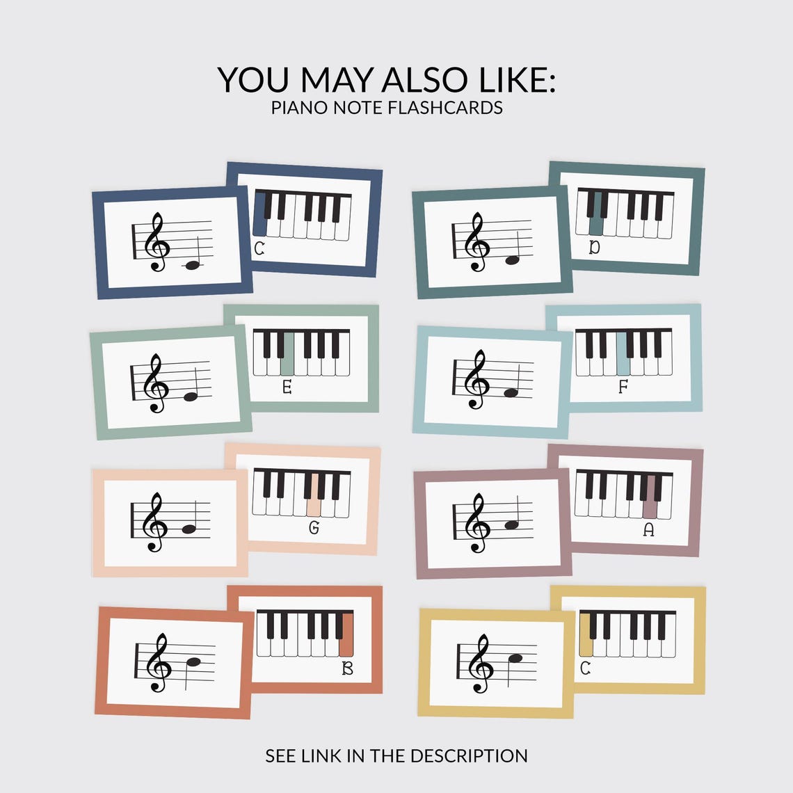 Printable Solfège Hand Signs Poster Set: 8 Colorful Music Theory Charts ...