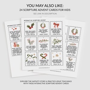 Printable Kids Christmas Activity Advent Cards, Christmas Bucket List ...