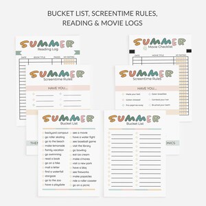 Ultimate Kids Summer Planner 2025, Summer Activities, Calendars, Chore ...