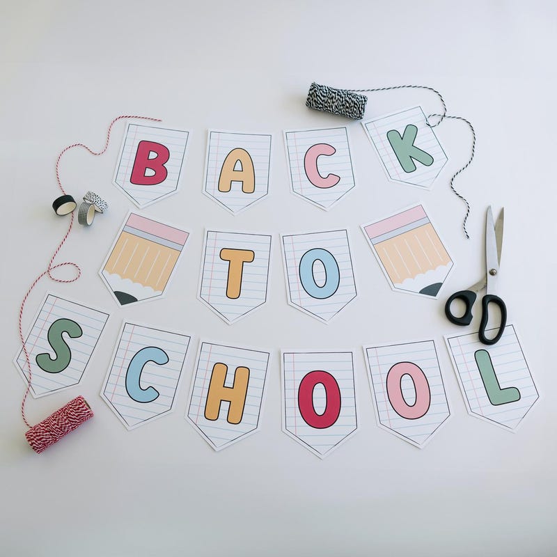 Back to School Banner - Etsy