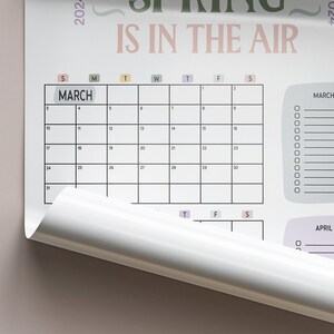 Huge Seasonal Calendar Set of 4, Winter 2024-2025, Spring 2025, Summer ...
