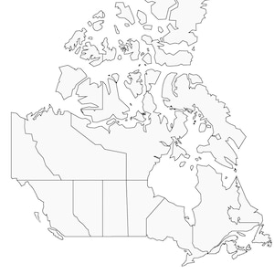 Blank Canada Map Printable, Canada Sales Map, Fill in Canada Map ...