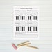 Piano Practice Chart, Printable Piano Practice Log, Piano Teacher ...