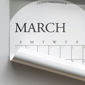 Large March Wall Calendar, Big 2024 March Planner, Poster Size March ...