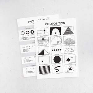 Photography Rules of Composition Poster, Photo Composition Guide ...