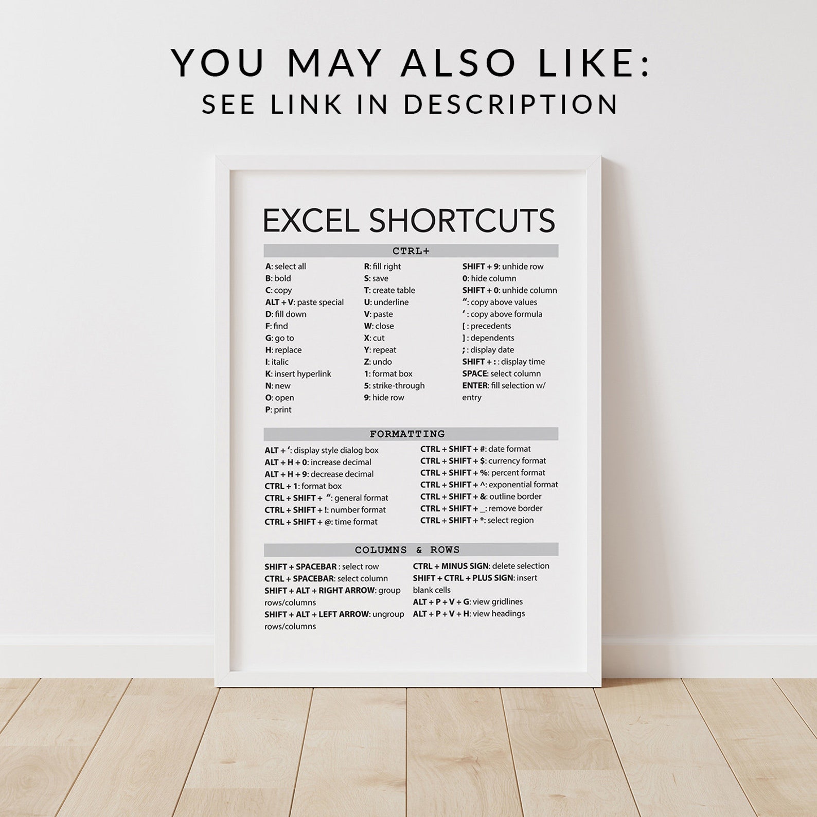 Mac Shortcuts Cheat Sheet: Printable Mac Keyboard Poster, Mac Keyboard ...