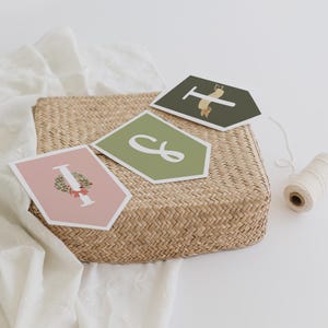 Printable Merry Christmas Banner: Watercolor Holiday Garland (digital ...