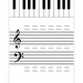 Music Staff and Piano Keyboard Printable Piano Note Practice - Etsy