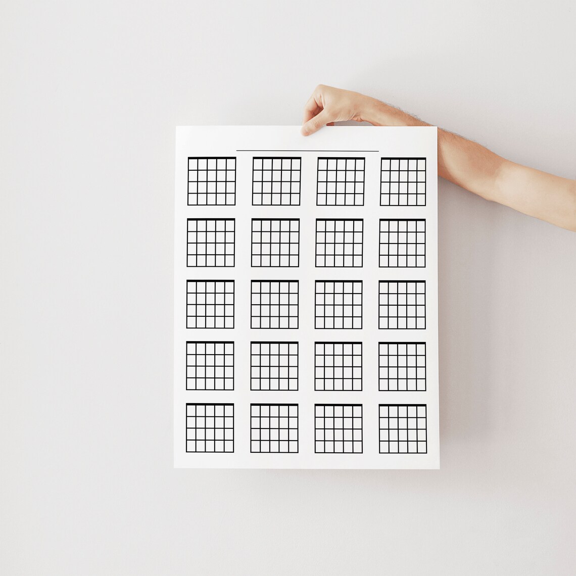 Printable Blank Guitar Chords Chart 20 Blank Chord Boxes - Etsy