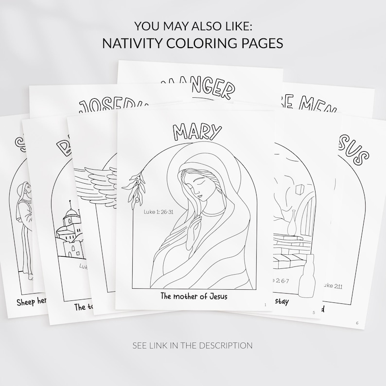 Holy Week Countdown Coloring Pages: Easter Scripture Activity (PDF ...