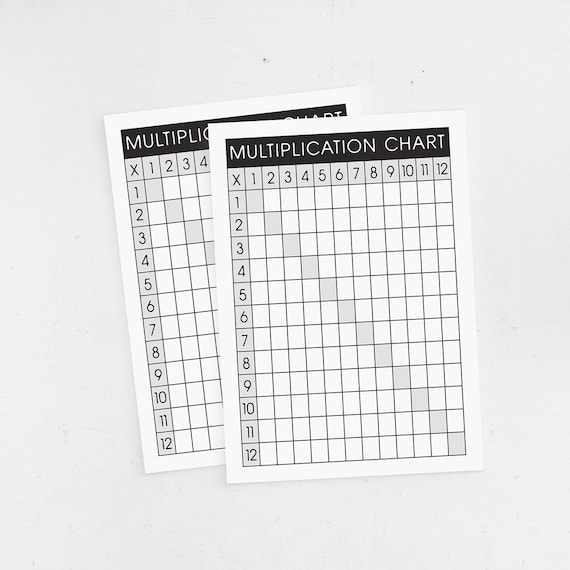 Blank Times Table Worksheet Printable Multiplication Chart 1 12 Tree