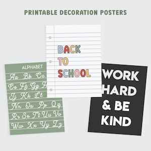 Back to School Printable Bundle: First Day Flags, Banner, Activities ...