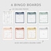 Printable Music Theory Bingo: Music Symbols Matching Game, 6 Colorful ...