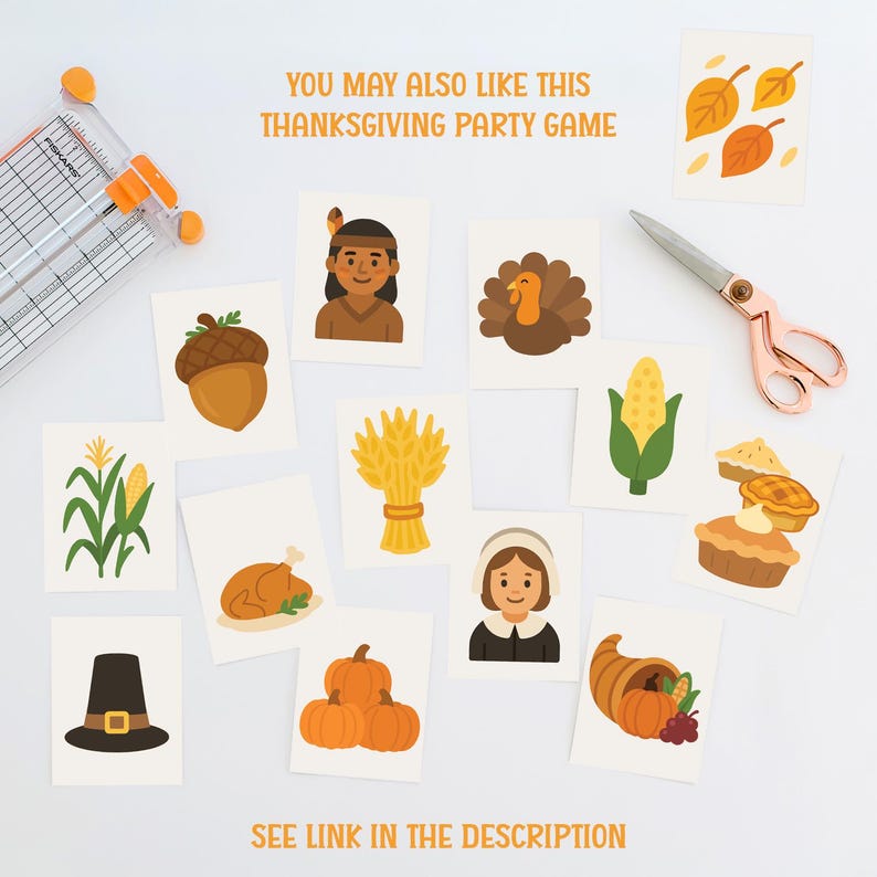 Pumpkin Memory Game: Printable Matching Cards for Kids (PDF, Digital ...