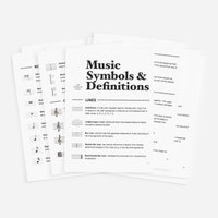 Music Notation Symbols, Music Note Icons, SVG Bundle, PNG, EPS, Vector ...