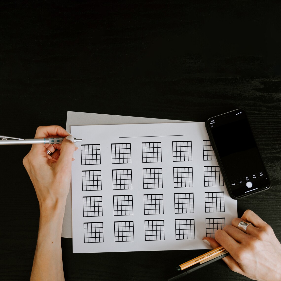 Printable Blank Guitar Chords Chart 20 Blank Chord Boxes - Etsy