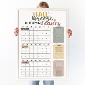 Huge Seasonal Calendar Set of 4, Winter 2024-2025, Spring 2025, Summer ...