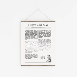 MLK Jr. 'I Have A Dream' Speech Poster: Martin Luther King Jr ...