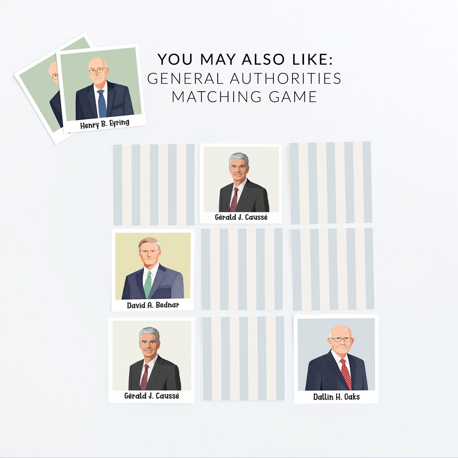 LDS General Conference Bingo Cards: Kids' Activity (PDF Digital ...