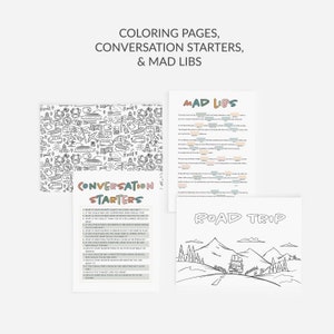 Ultimate Kids Road Trip Planner Travel Journal Car - Etsy