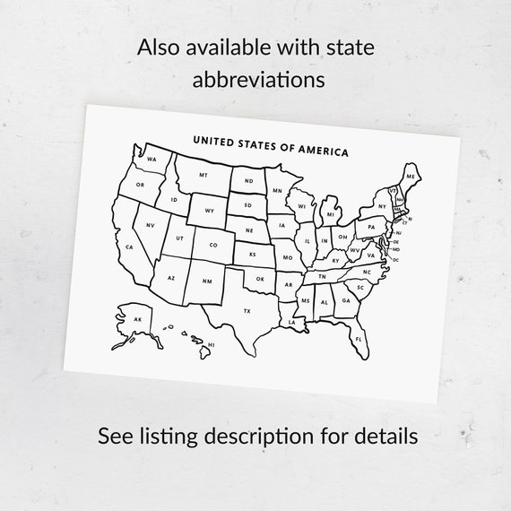 Us Map Quiz Abbreviations