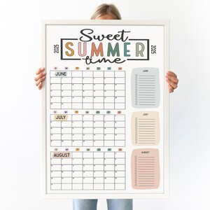 Huge Seasonal Calendar Set of 4, Winter 2024-2025, Spring 2025, Summer ...